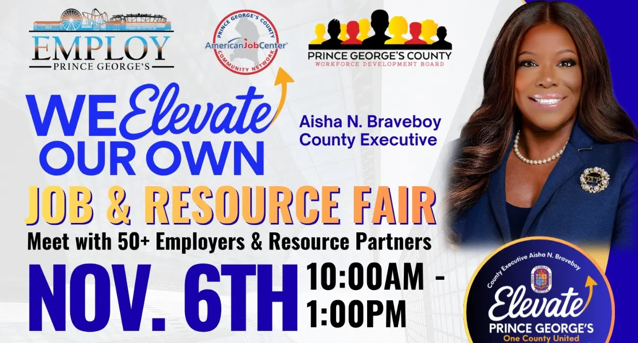Prince George's County "We Elevate Our Own" Job & Resource Fair & Food Distribution | Prince ...